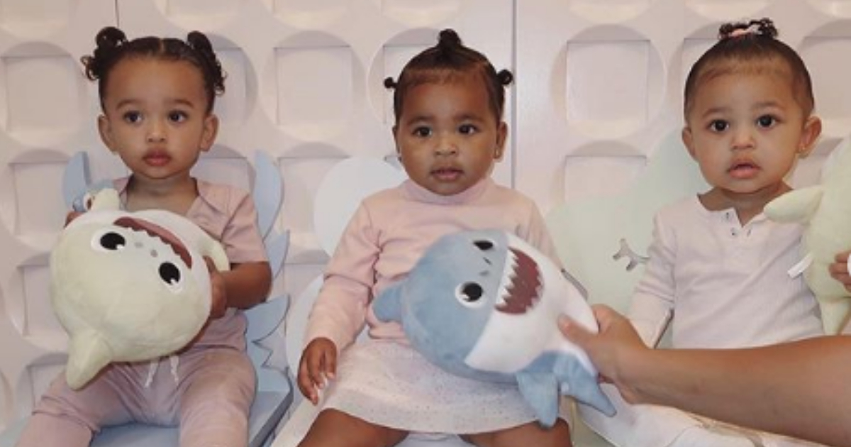 True, Stormi and Chicago look like siblings in this adorable photo!