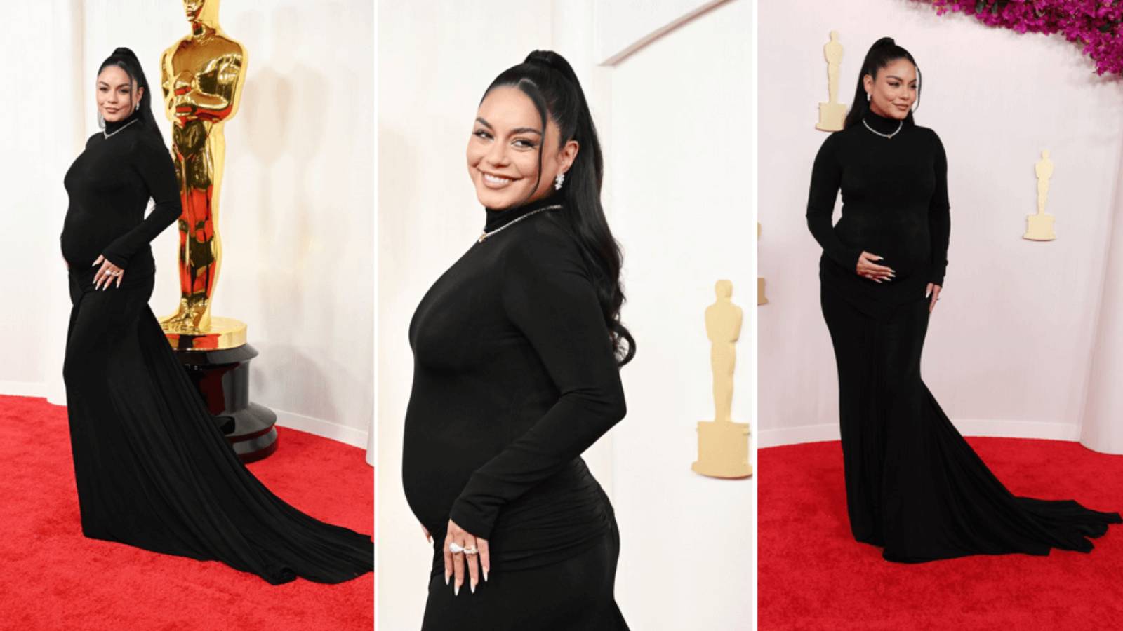 Congratulations are in order! Vanessa Hudgens debuts baby bump at Oscars Congratulations are in order! Vanessa Hudgens debuts baby bump at Oscars