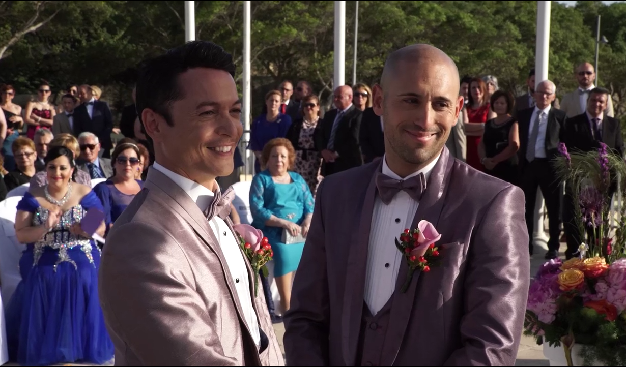 WATCH: Karl Boxall and Simon Law Tie the Knot in Stunning Fashion
