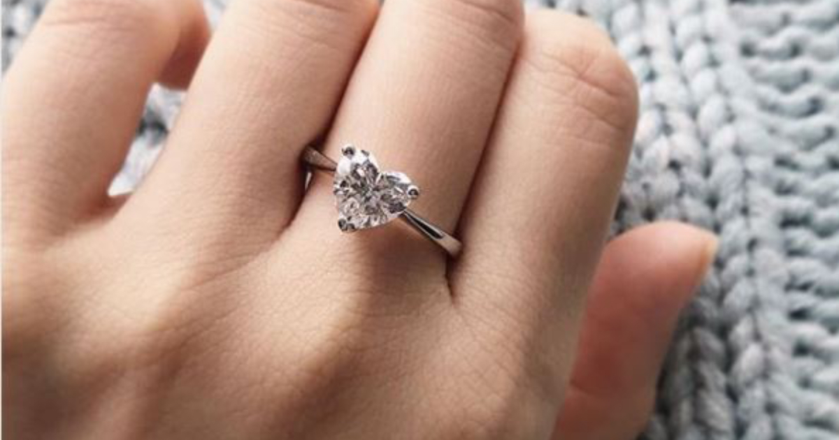 6 heart-shaped engagement rings that are absolutely gorgeous