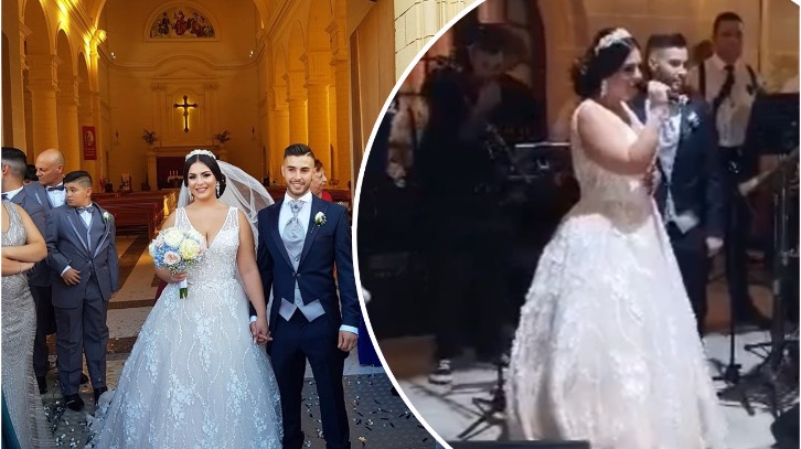 Local bride sings an emotional tribute song to her late mother and ...