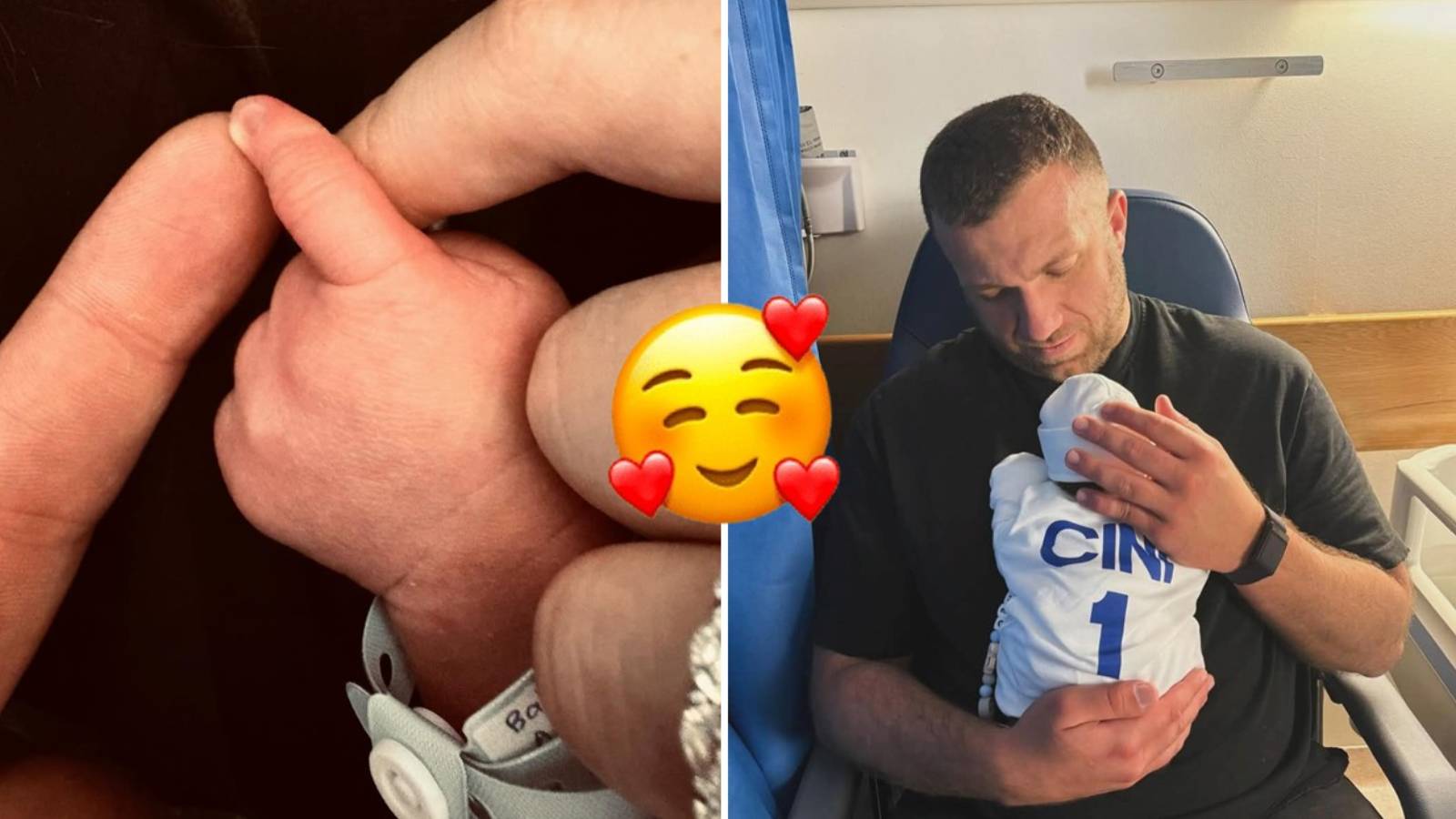 ‘Our hearts are overflowing’ – Footballer Yenz Cini and Cinzia welcome baby Theo into the world